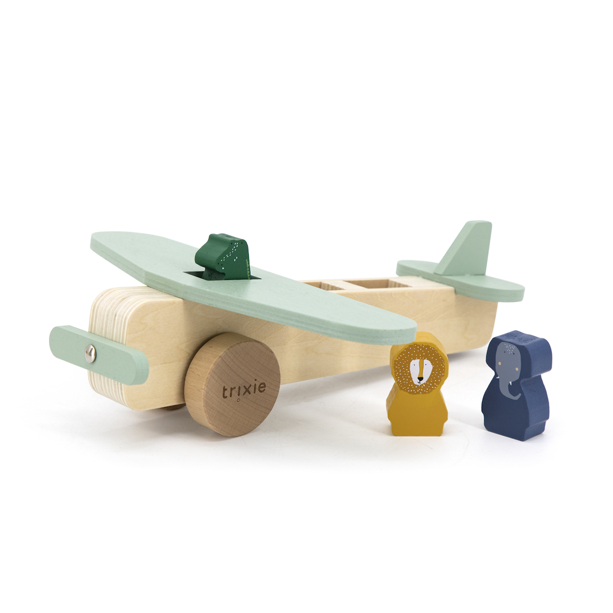 TRIXIE - Holzflugzeug mit Tieren - WOODEN ANIMAL AIRPLANE – Lilli Green ...