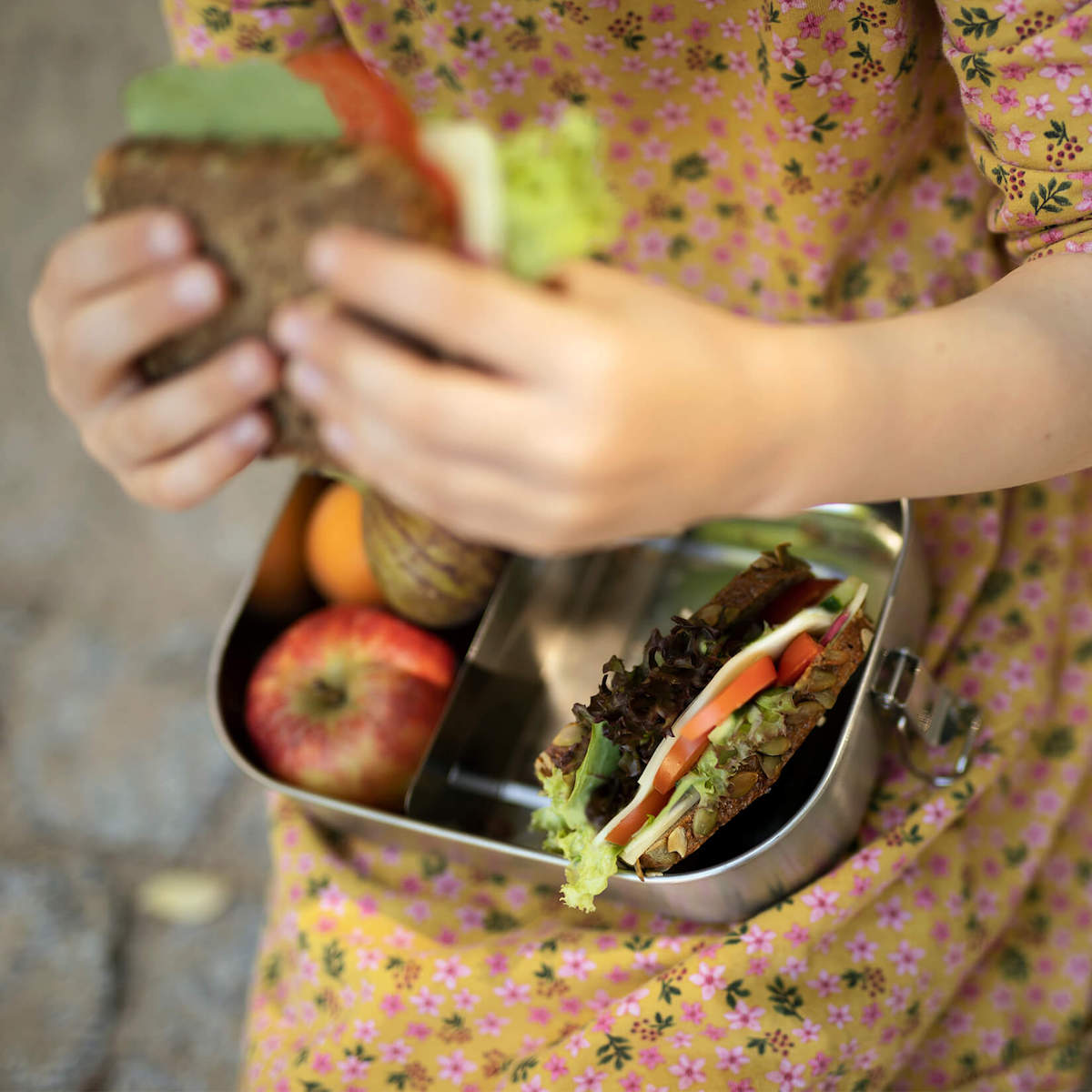 ECO Brotbox - Lunchbox aus Edelstahl - BENTO FLEX+ Limited Edition mit ...